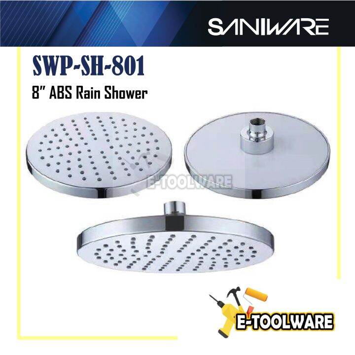 Saniware 8” ABS Rain Shower - SWP-SH-801 | Lazada