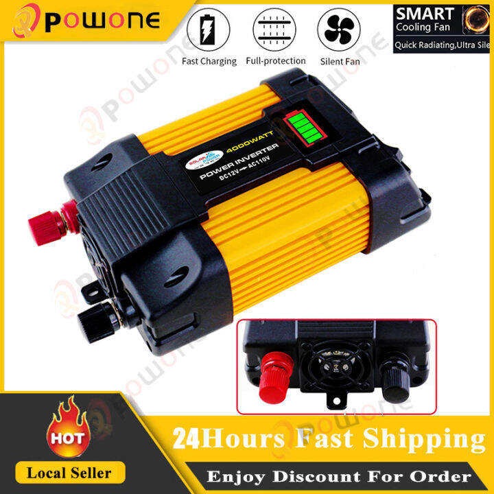POW 6000W peak power Solar Power Inverter Voltage transformer DC 12V to ...