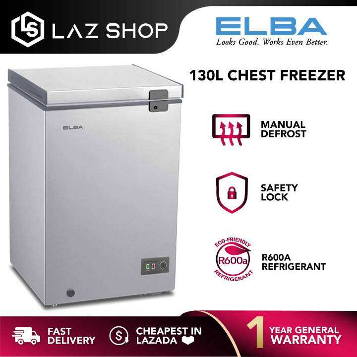 Elba 130L Chest Freezer EF-E1310 (GR) | Faber FZ-F128 | Peti Beku Peti ...
