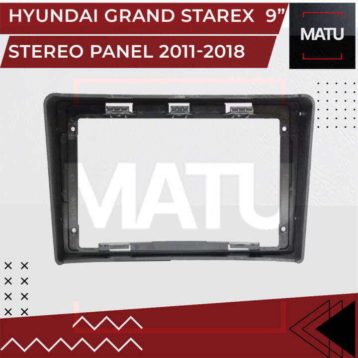 Hyundai Grand Starex 2011-2018 9" Inch Android Stereo Panel Frame ...