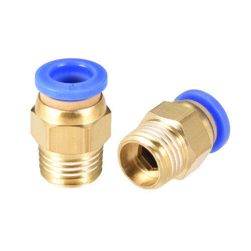 FITTING LURUS PNEUMATIC SELANG 8MM DRAT 1/8" Tubing Connector PC8-01 ...