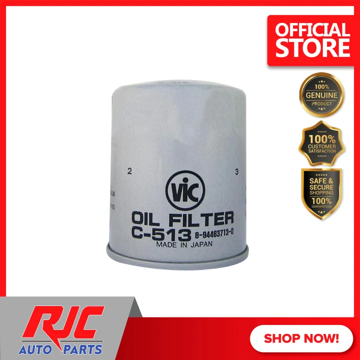 VIC OIL FILTER C-513 ISUZU ELF 4BA1 , 4BC2 , 4BE1 | Lazada PH