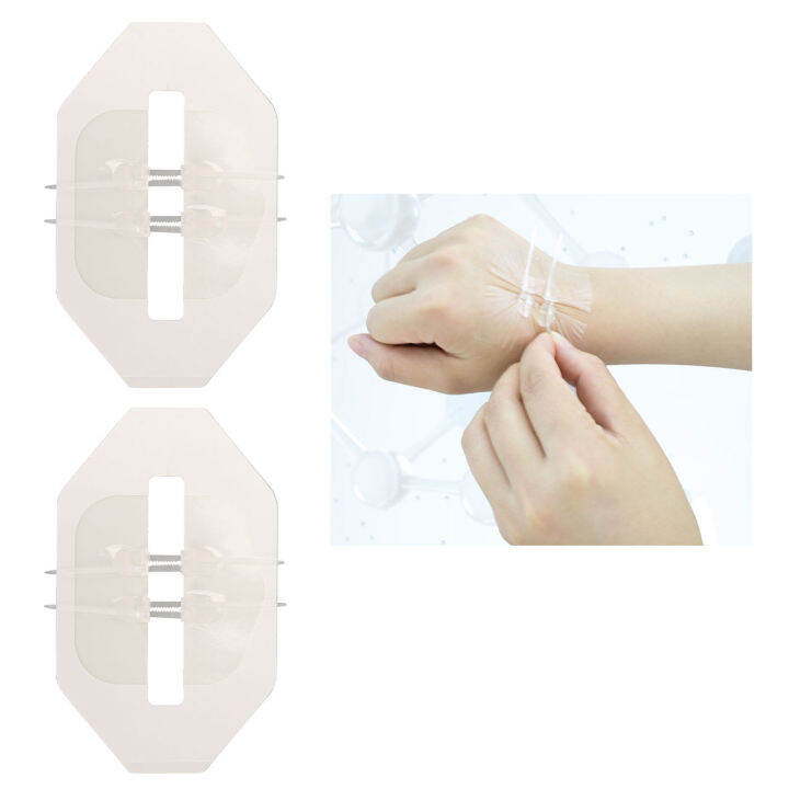 [Wondering] 2pcs Emergency Wound Closures Bandaid Adhesive Bandages Zip ...