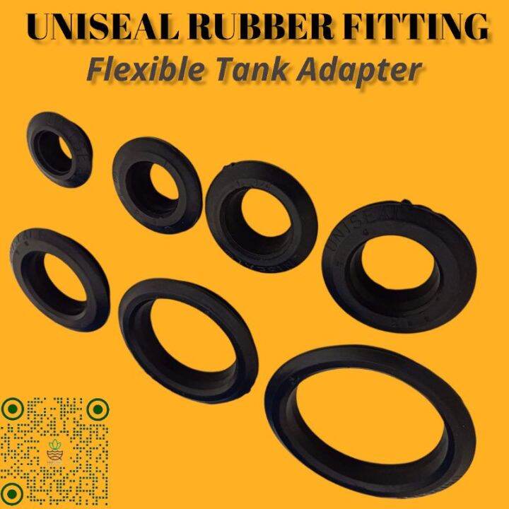 UNISEAL Rubber Fitting | Flexible Tank Adapter | Bulkhead |made in USA ...