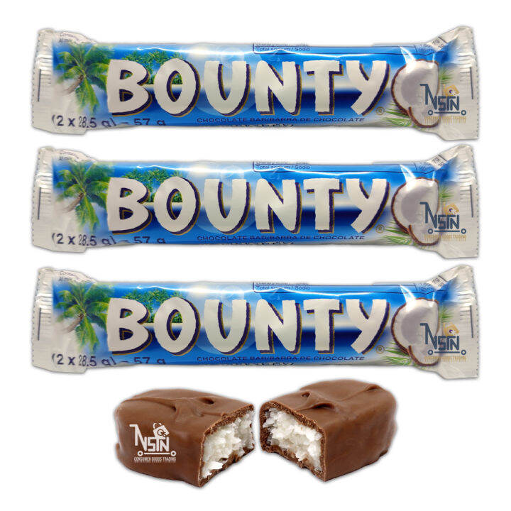 Bounty chocolate 57g x 3 bars | Lazada PH