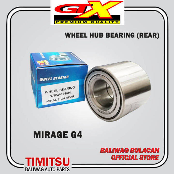WHEEL HUB BEARING REAR MITSUBISHI MIRAGE G4 GTX PART NO. 3785A024 ...