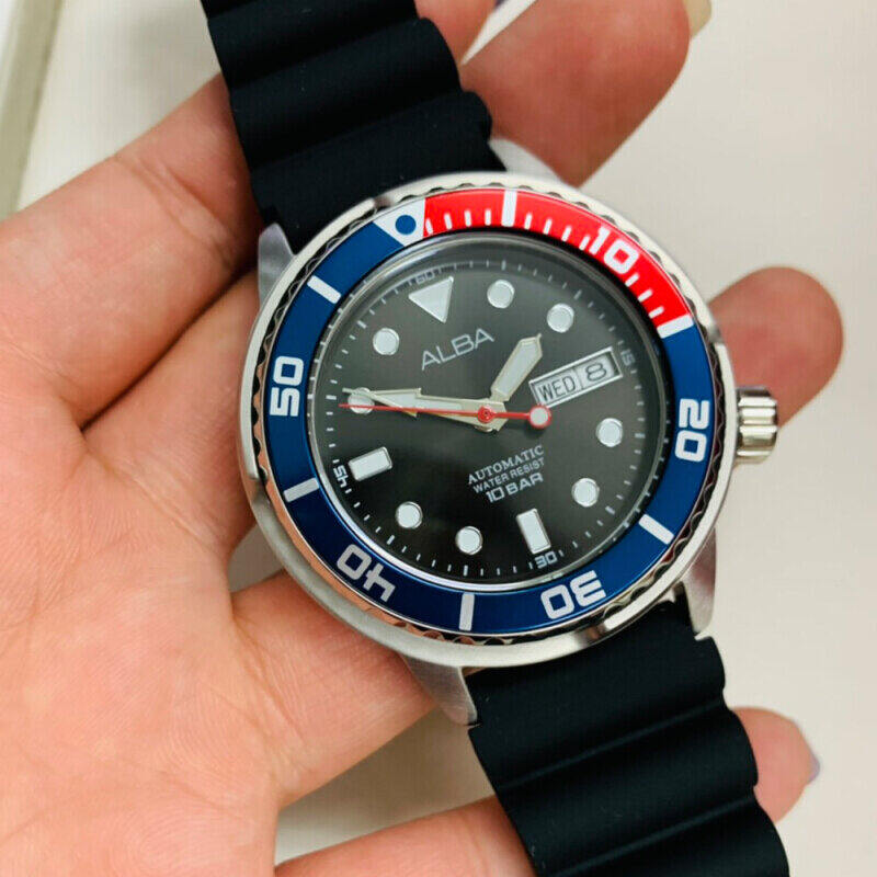 นาฬิกาลำลอง นาฬิกาข้อมือผู้ชาย ALBA Automatic Sport Diver’ - ช้อปปิ้ง ...