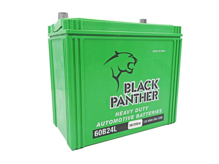 Black Panther 1SNF 60B24L (60AMPS) Heavy Duty Maintenance Free ...