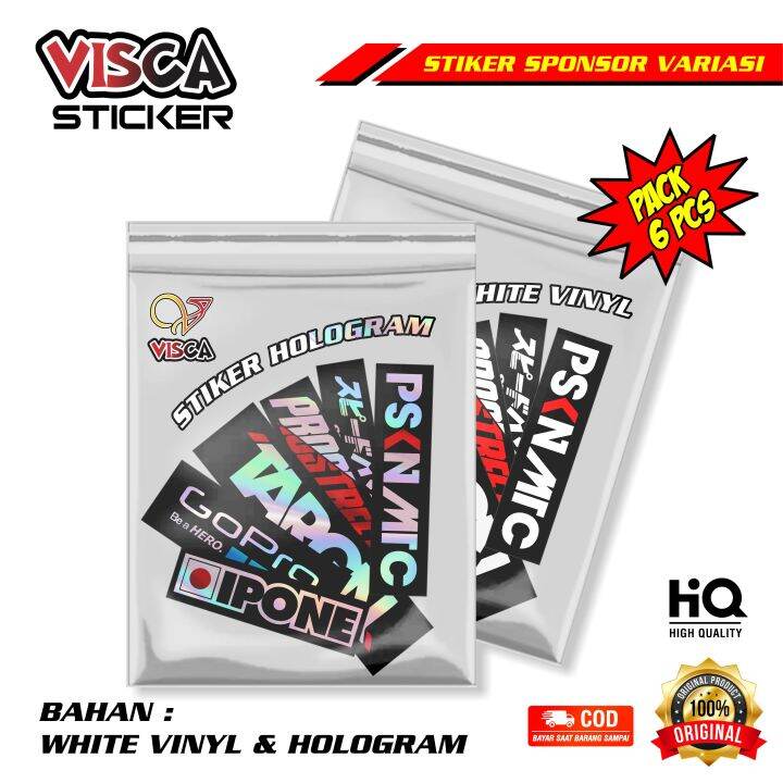 Sticker Racing Hologram Pack - Stiker Motor Keren - Stiker Racing Motor ...
