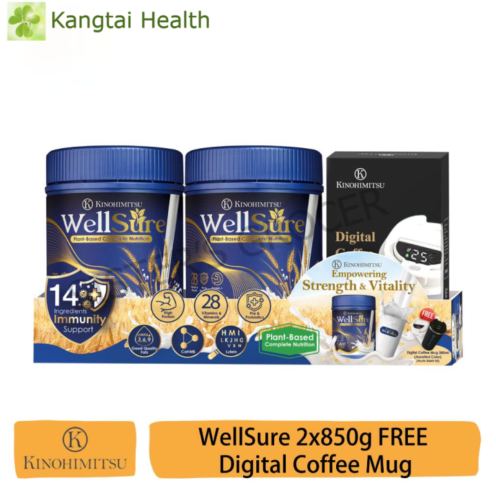 Kangtai Health [EXCLUSIVE BUNDLE] Kinohimitsu WellSure: Plant-Based ...