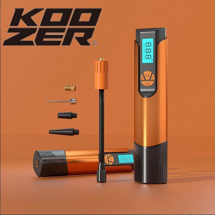 Koozer Portable Pump 2000mAh Tire Inflation Lamp Compression Compressor ...