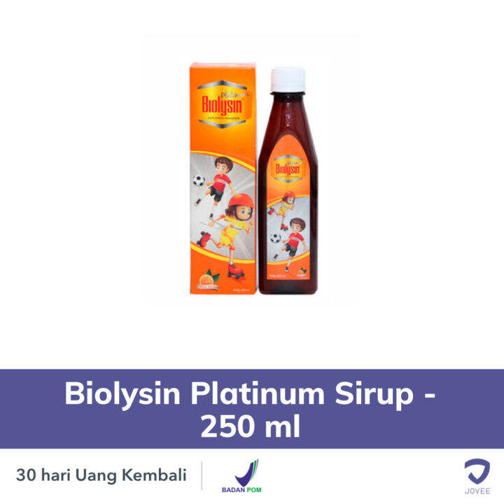 Biolysin Platinum Sirup - 250 ml - JOVEE | Lazada Indonesia