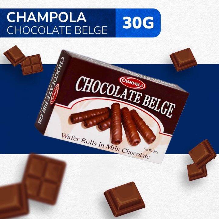vgt CHAMPOLICIOUS CHAMPOLA CHOCOLATE BELGE | Lazada PH