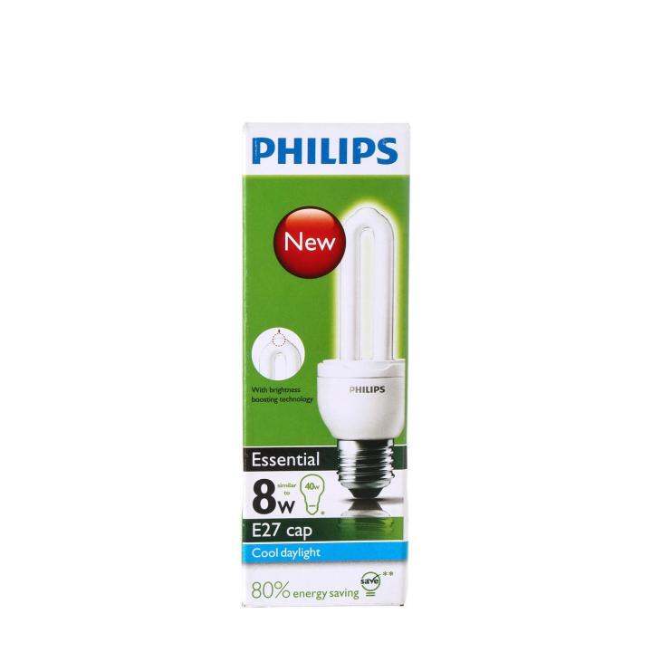 Philips 8W Essential Light Bulb | Lazada PH