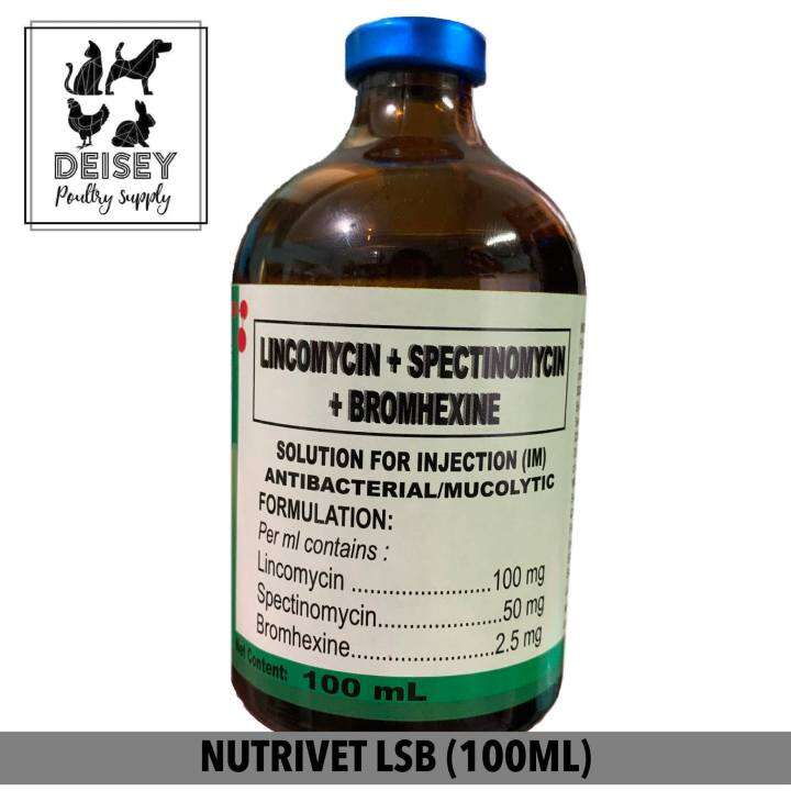 LSB Lincomycin + Spectinomycin + Bromhexine for Animals - Nutrivet ...