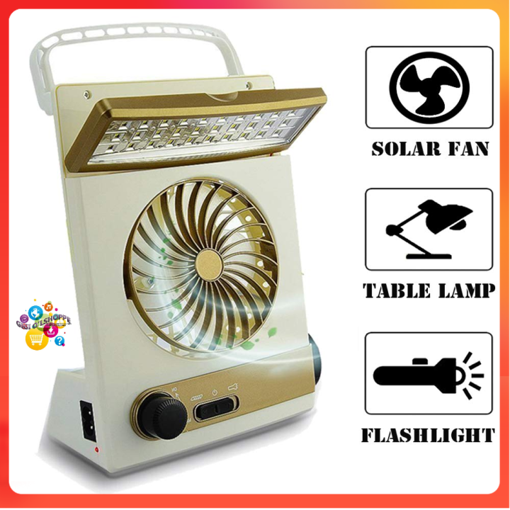 【GIGI】 Better One 3-in-1 Solar Power Rechargeable Led light fan | Lazada PH