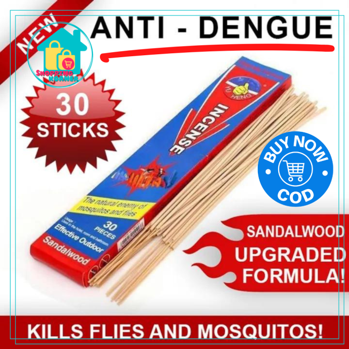 ♥Kelly Anti-Dengue Mosquito Fly Incense Sticks Sandalwood Incense ...
