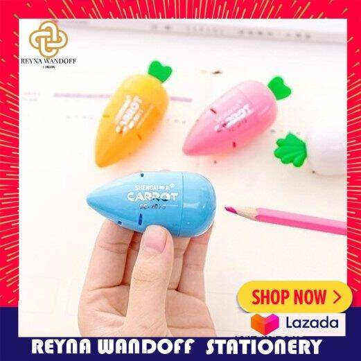 Cute Carrot Pencil Sharpener Fun School Stationery Shapener | Lazada