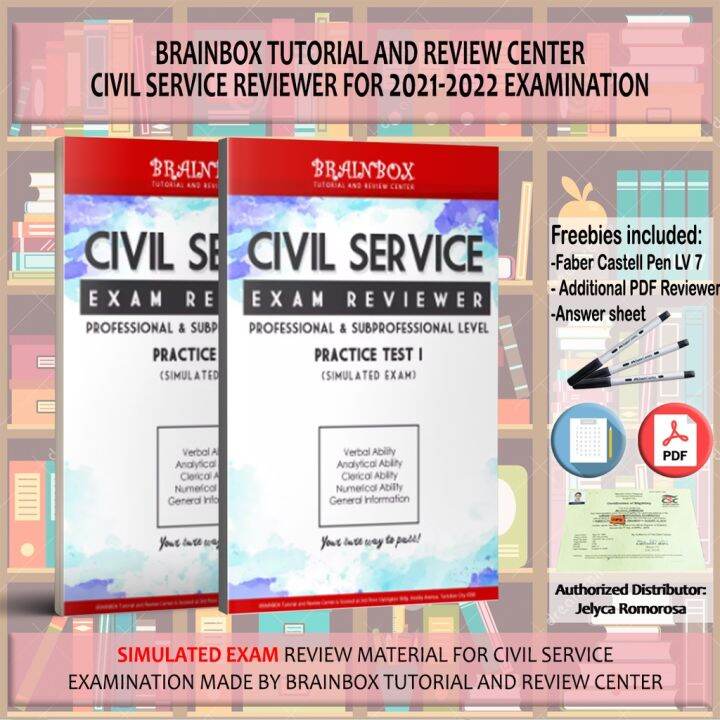 Mainit na benta Brainbox Civil Service Reviewer (Simulated Exam ...