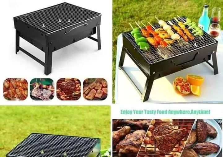 Mini BBQ Grill Outdoor Patio Camping Cooker BBQ Party Cooking Tools ...