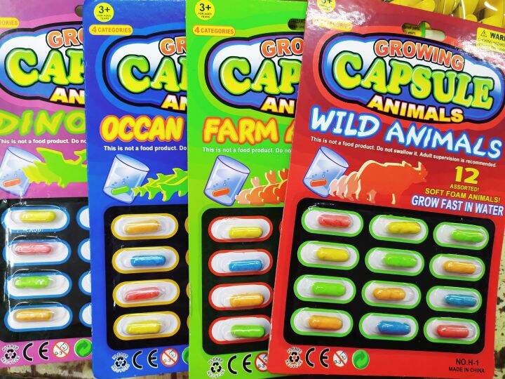 Magic fantasy Animals Growing Capsules 12 pcs | Lazada PH