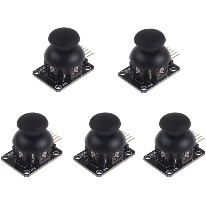 5 pcs For Arduino Dual axis XY Joystick Module Higher Quality PS2 ...