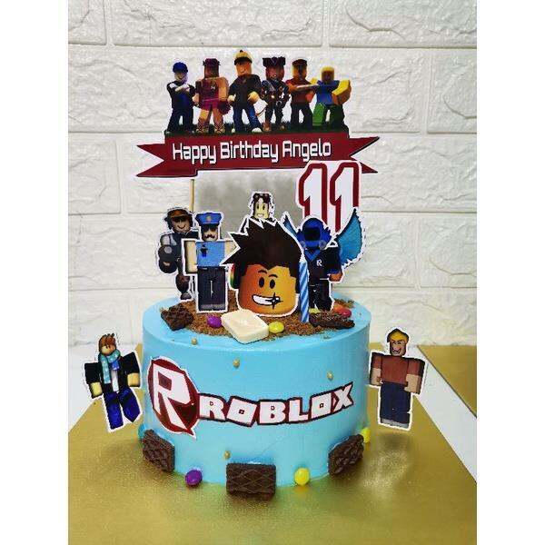 ROBLOX THEME CAKE TOPPER SET | Lazada PH