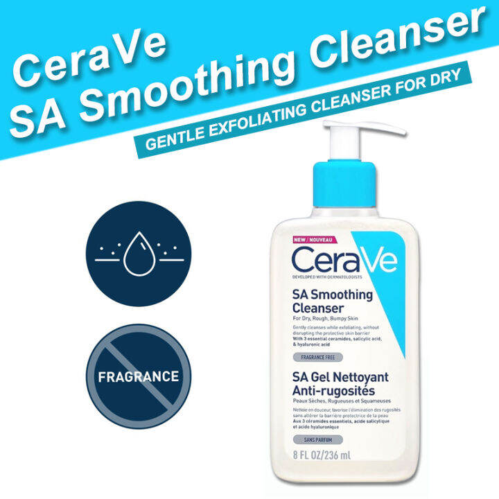 CeraVe sa smoothing Cleanser salicylic acid Foaming/Hydration cleansers ...