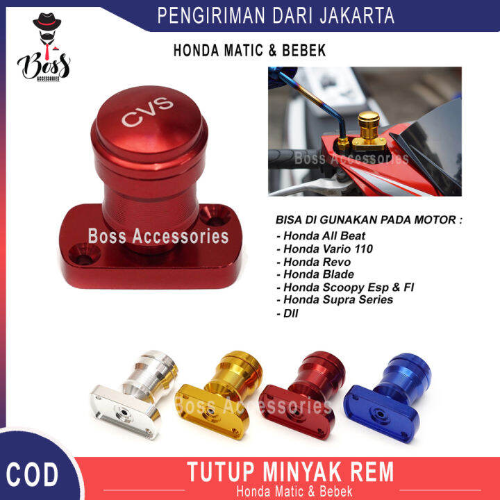Boss Acc - Tutup Minyak Rem Motor Beat Scoopy Vario 110 Esp Variasi ...