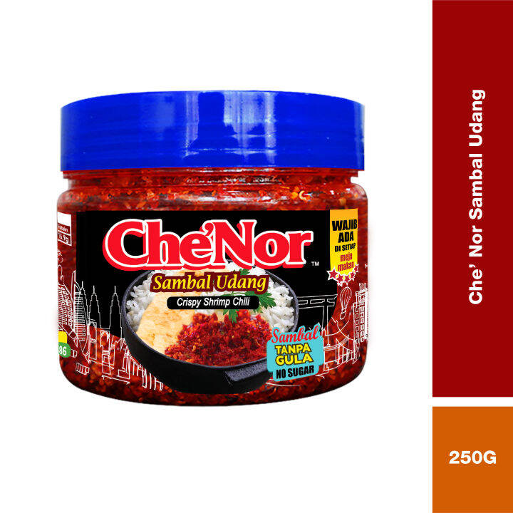 Che' Nor Sambal Udang 250G (Ready To Eat) | Lazada