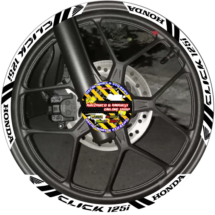 CLICK 125i HONDA DECAL PRINTED MAG STICKER GOOD FOR 2 MAGS | Lazada PH