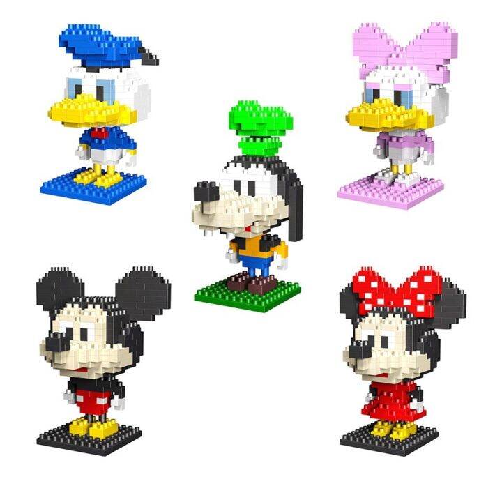 Building Blocks DIY Mickey Mouse Cartoon toys | Lazada PH