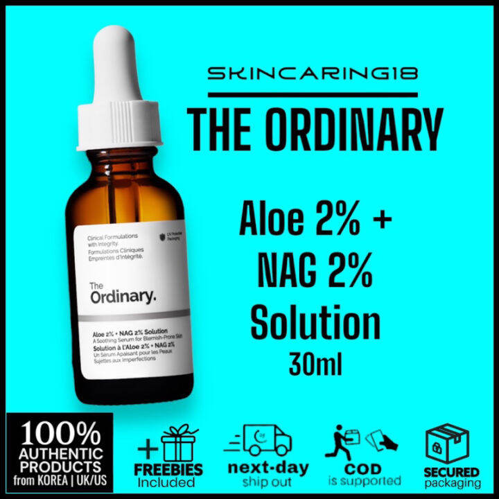 THE ORDINARY Aloe 2% + NAG 2% Solution 30ml by SkinCaring18 | Lazada PH