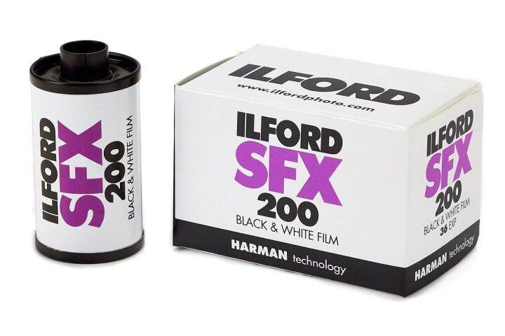ฟิล์มขาวดำ ILFORD SFX 200 35mm 36exp Infrared Film 135-36 black and ...