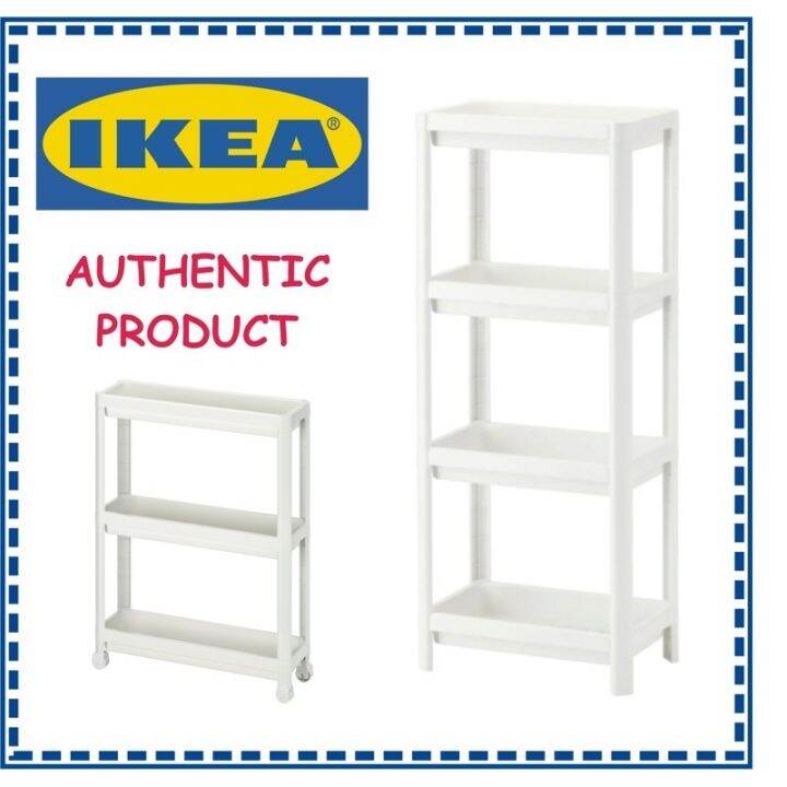Ikea Vesken Shelf Trolley Rack | Lazada PH