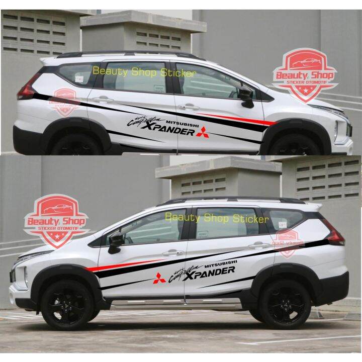 stiker sticker mobil mitsubishi xpander stripe list mobil mitsubishi xpander cross ralliart the ...
