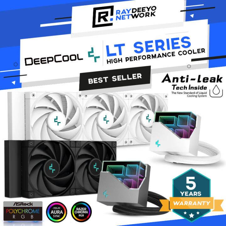 DeepCool LT720 / LT520 High Performance Liquid AIO CPU Cooler [Anti ...
