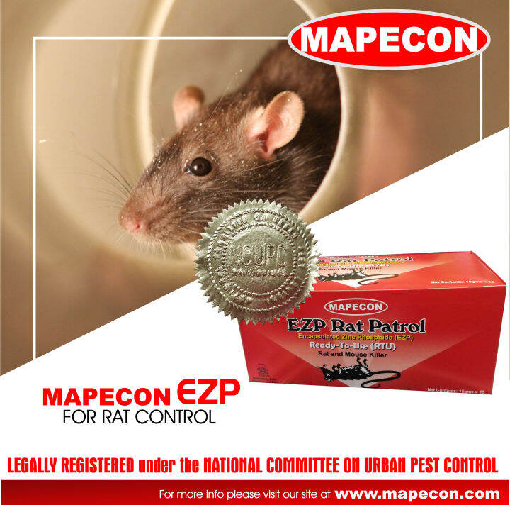 MAPECON EZP Rat Patrol Ready-to-use Rat Bait Household pest products ...