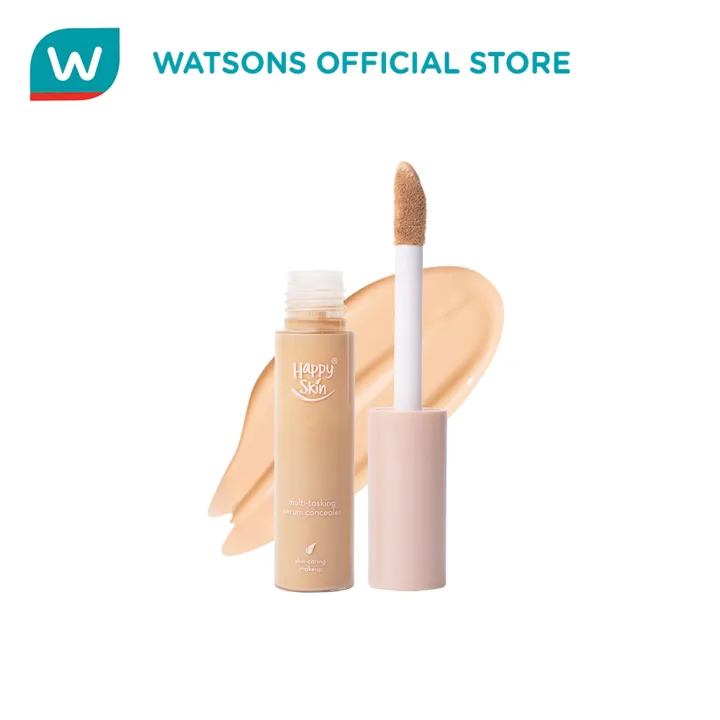 HAPPY SKIN Second Skin Multi-tasking Serum Concealer Light Beige 13ml ...