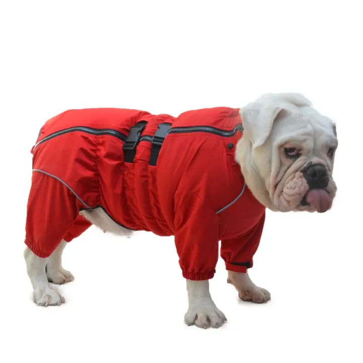 French Bulldog Clothes Jumpsuit Waterproof Clothing English Bulldog Dog ...