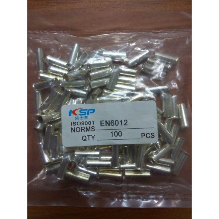 skun Ferrules 6 mm EN 6012 (non insulated cord end terminal Ferrule) | Lazada Indonesia
