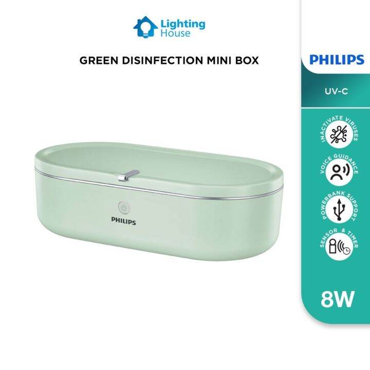 detonation duo633922821517 Lighting House Philips UV-C Disinfection Mini Box - Green | Lazada PH