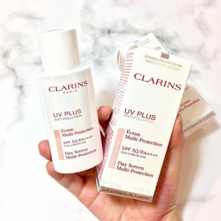 CLARINS UV Plus Anti-pollution SPF50 PA++++ Day screen Multi-Protection ...