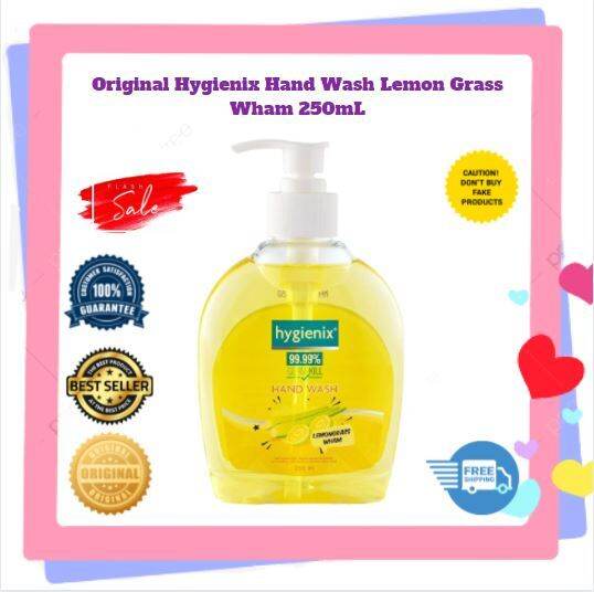 Original Hygienix Hand Wash Lemon Grass Wham 250mL | Lazada PH