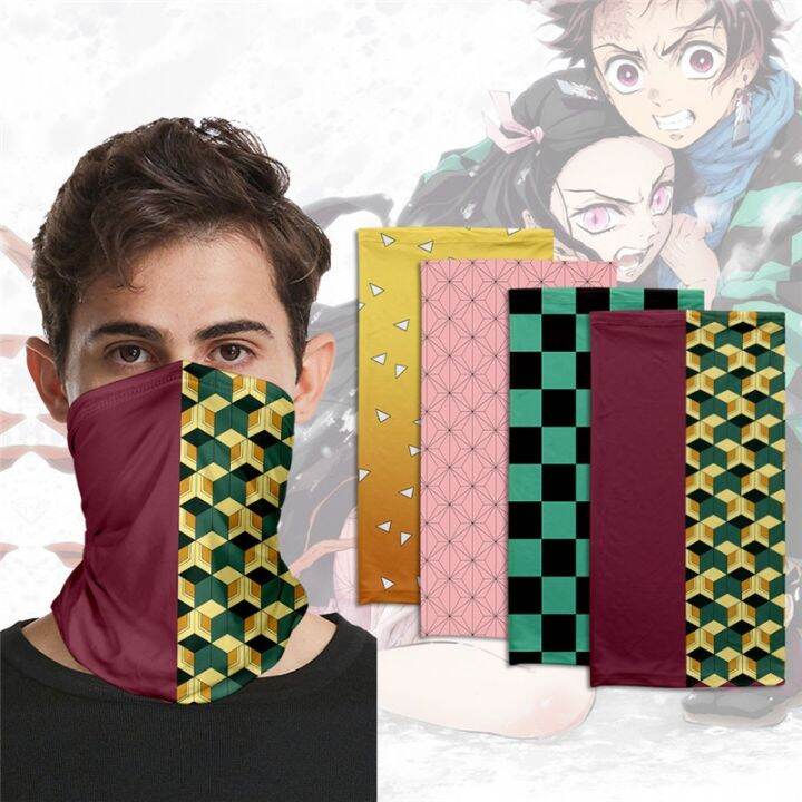 【HOT】 Demon Slayer Kimetsu Yaiba Scarf Prop Kamado Tanjirou Nezuko ...