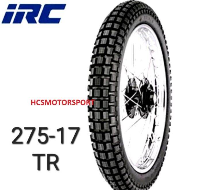 BAN LUAR UKURAN 275 - 17 TR BUNGA TRAIL MERK IRC ASLI ORIGINAL | Lazada ...