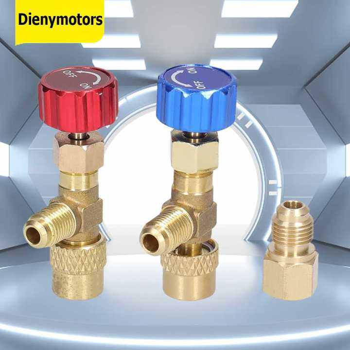 Refrigerant Connector Belt 5/16SAE 1/4SAE Air Conditioning Safety Valve ...