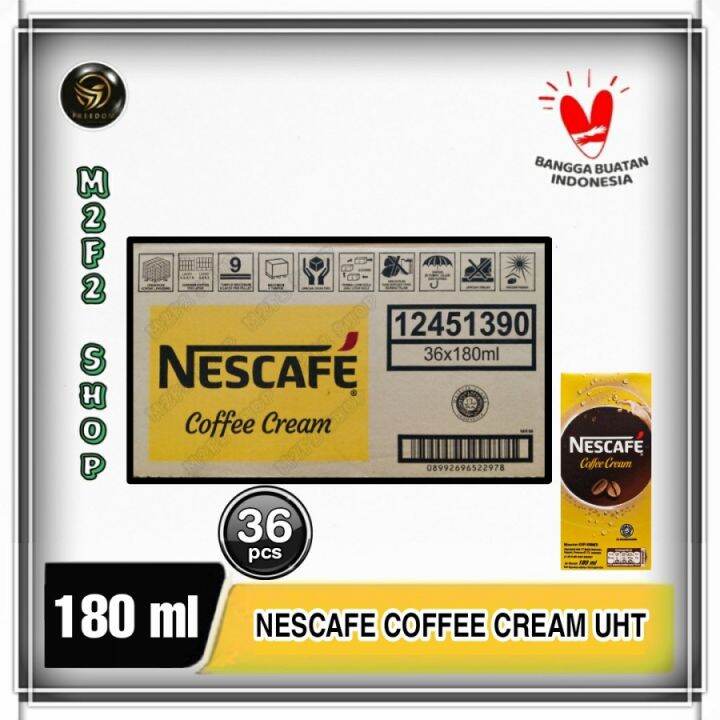 Nescafe Coffee Cream | Kopi Krimer Instant Kotak UHT - 180 ml (Kemasan ...