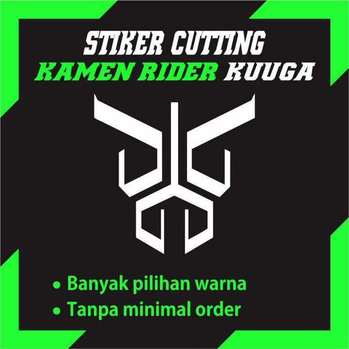 Stiker Logo Kamen Rider Kuuga Cutting Sticker Aksesoris Mobil Motor ...