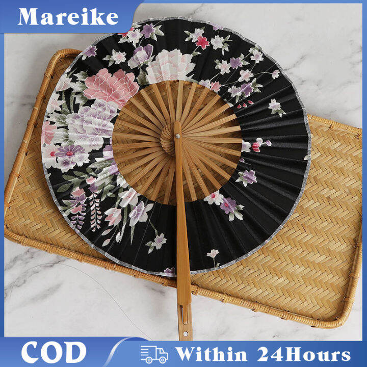 Japanese Sakura Folding Hand Round Fan Chinese Handhelded Folding Fan ...